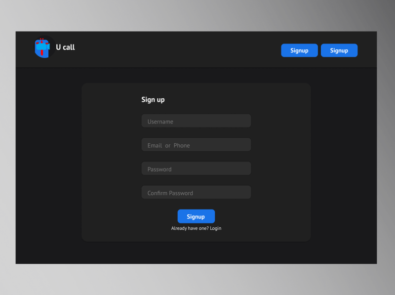 Signup form (Responsive design) by Prabakaran R M on Dribbble