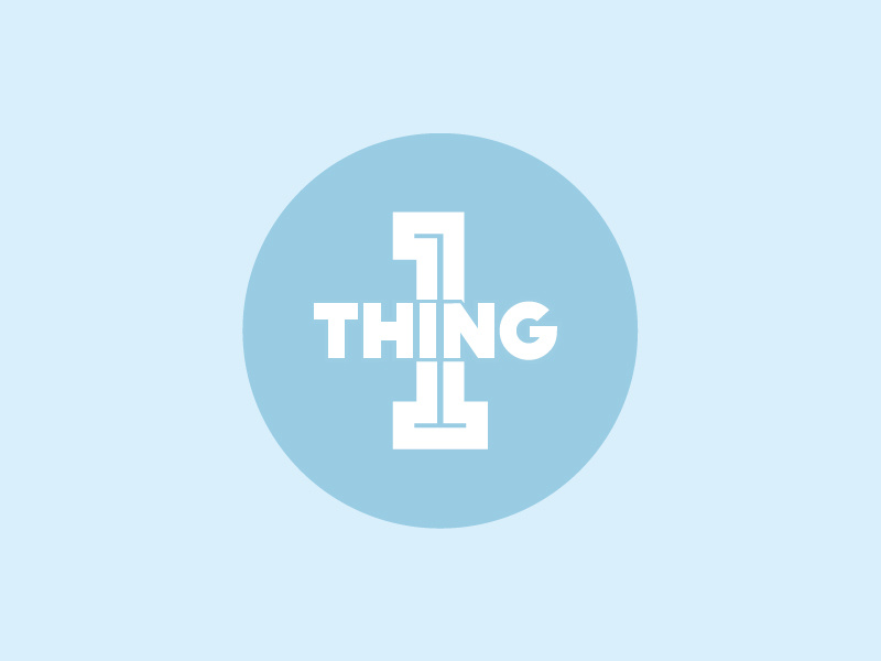 One Thing by Sean Fox on Dribbble