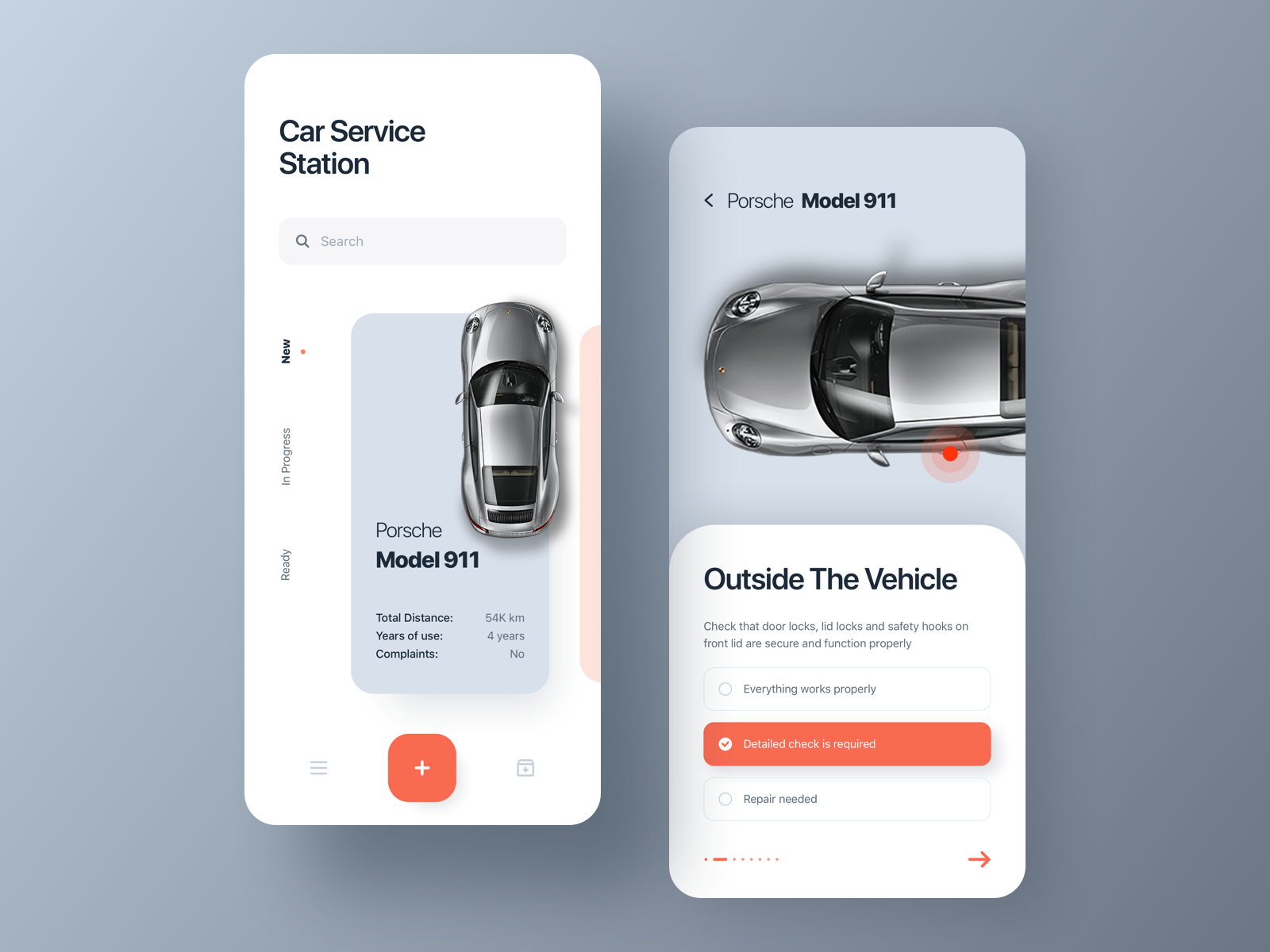 Car Service Station by Olha on Dribbble