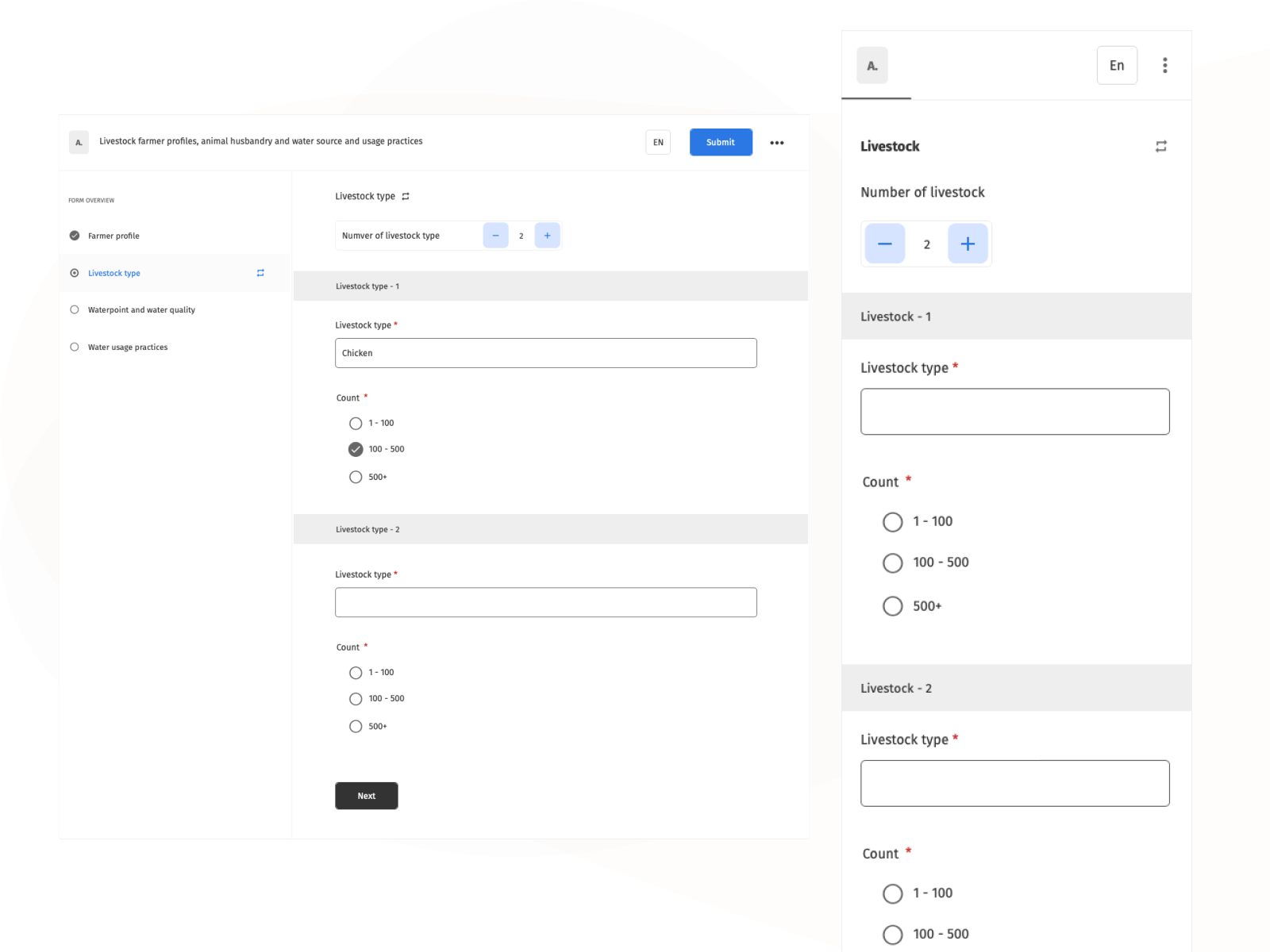 Responsive complex forms by Kiariin on Dribbble