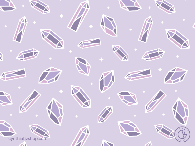 Amethyst Pattern by Cynthia Tizcareno on Dribbble