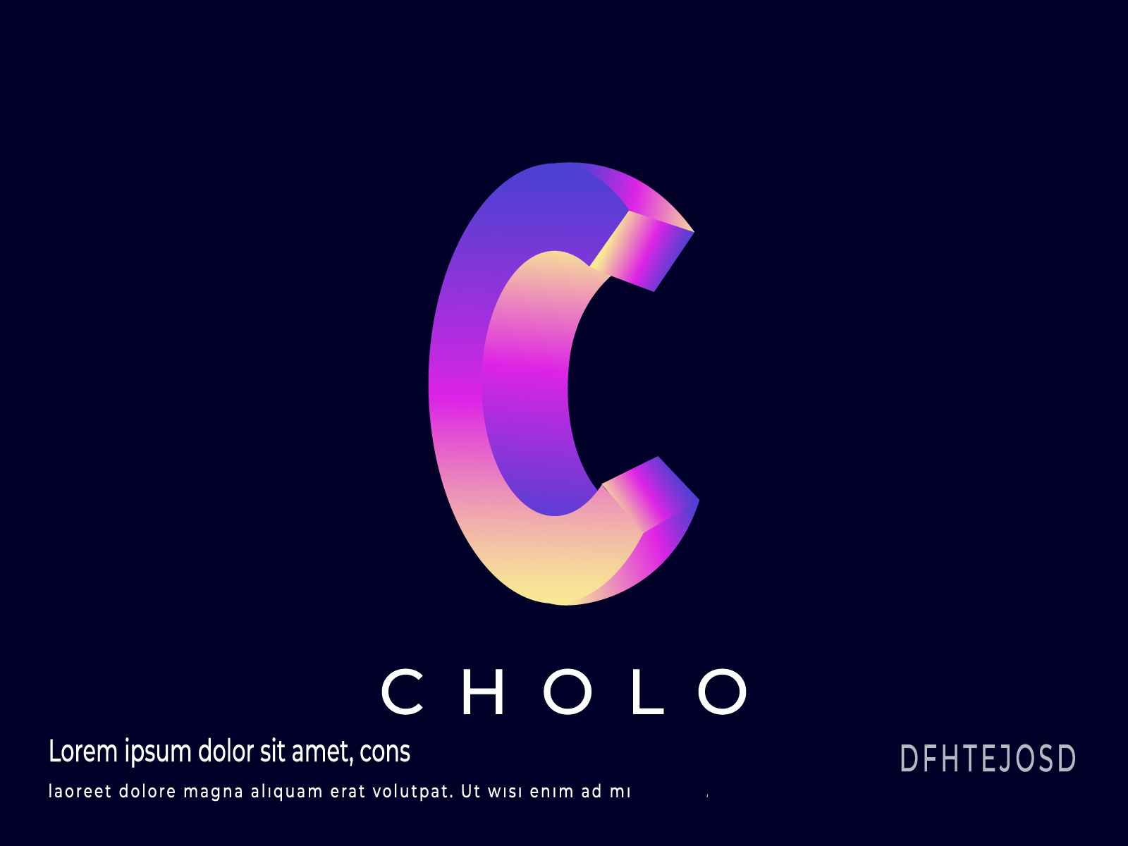 C-letter modern Colorful logo mark. by Amit Sarkar on Dribbble