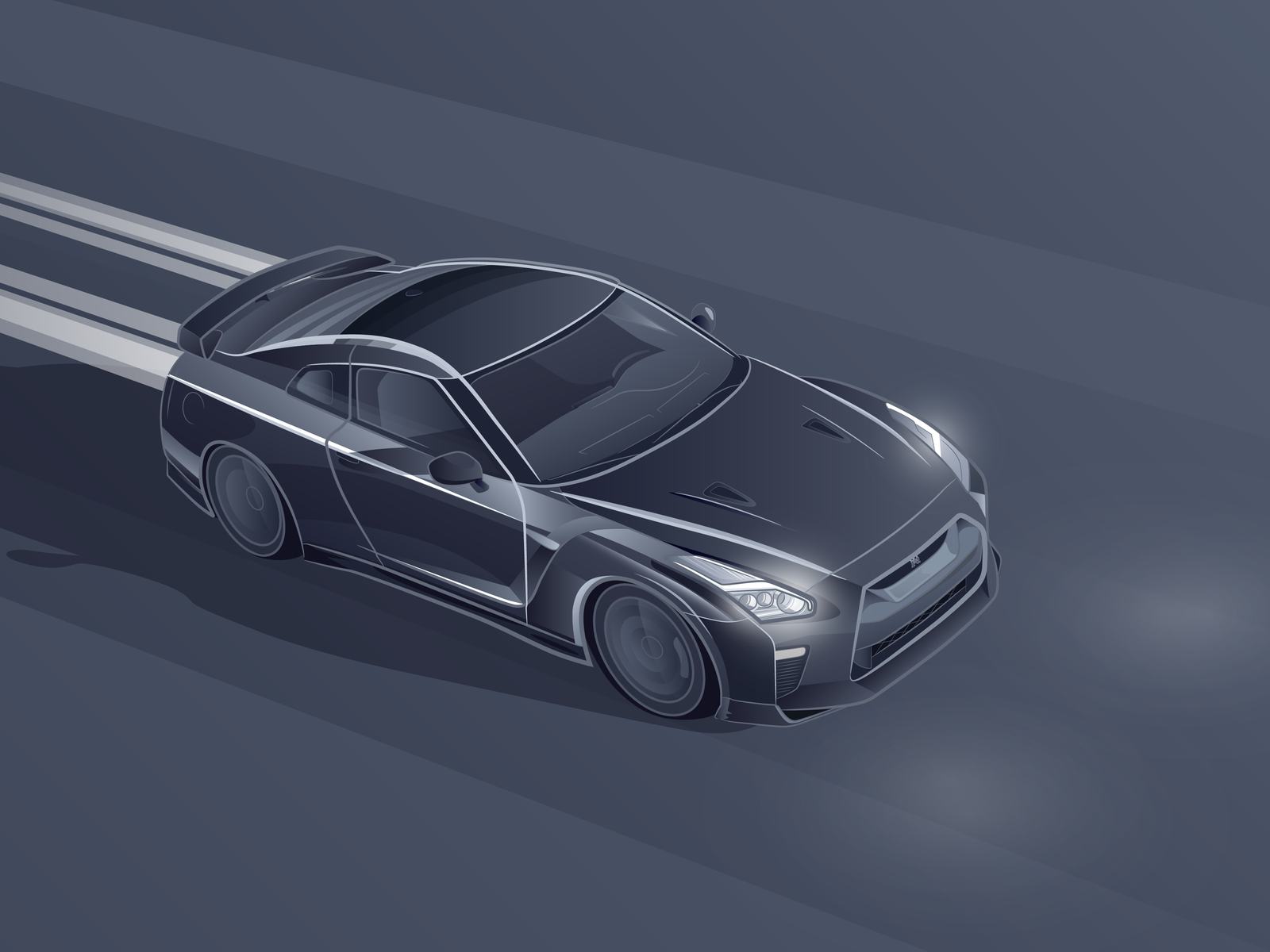 Nissan GT-R R35 by Liis Todesk on Dribbble