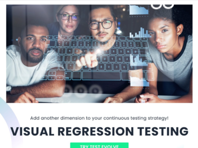Visual Regression Testing - Test Evolve by Test Evolve on Dribbble