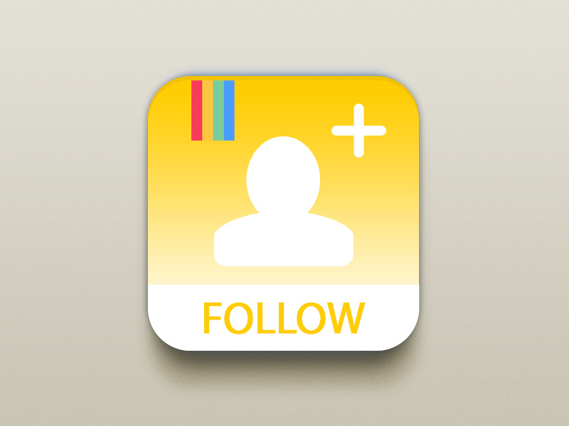 Follow App Icon by Rajender Singh on Dribbble