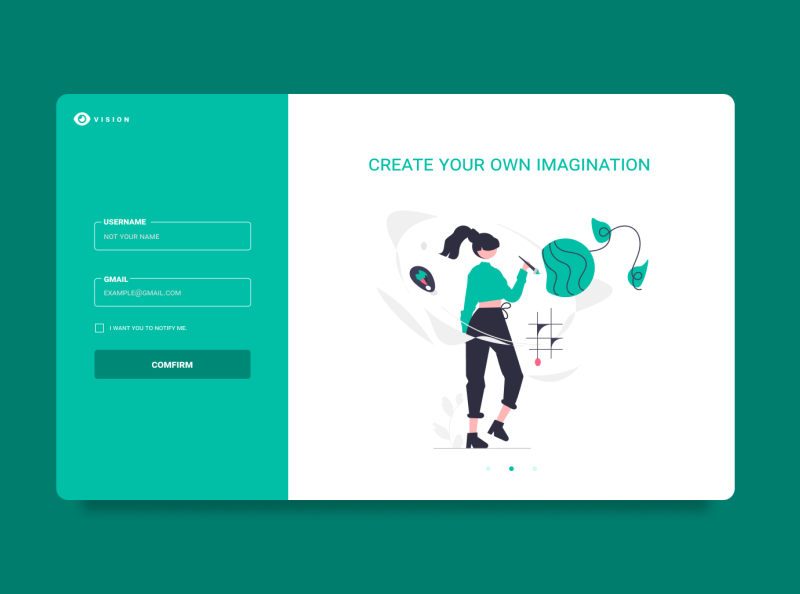 Daily UI :: 082 - Form by Zwe Htetpaing on Dribbble