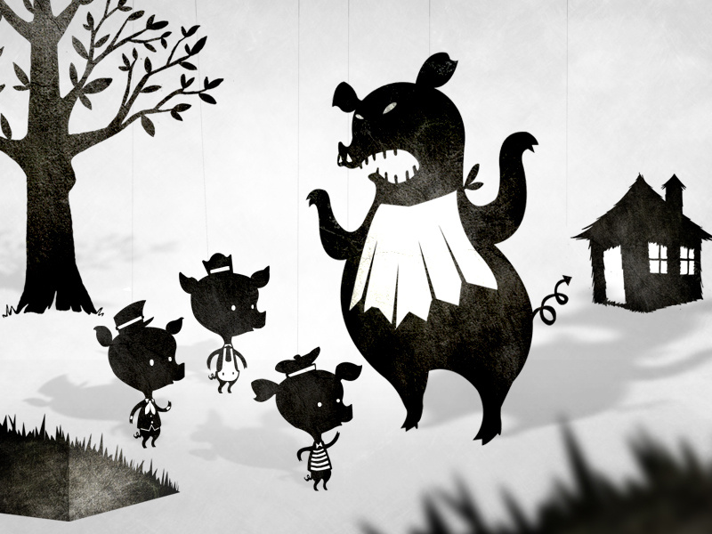 3 Little Pigs by Studio Musette on Dribbble