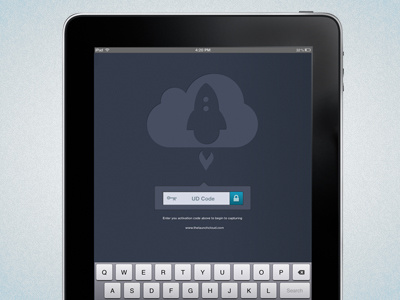 Launch Cloud Ipad Login by Matt Doyle on Dribbble