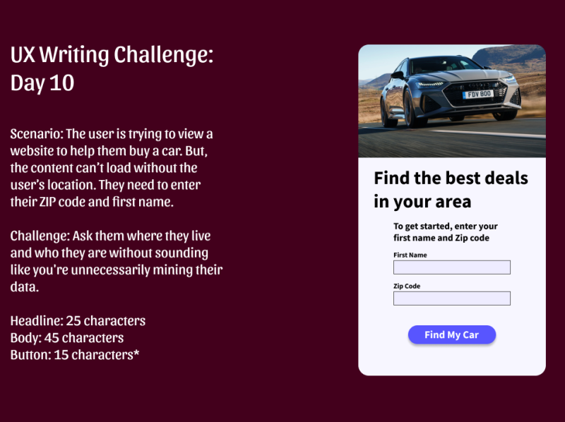 Daily UX Writing Challenge: Day 10 by Paul Kruggel on Dribbble