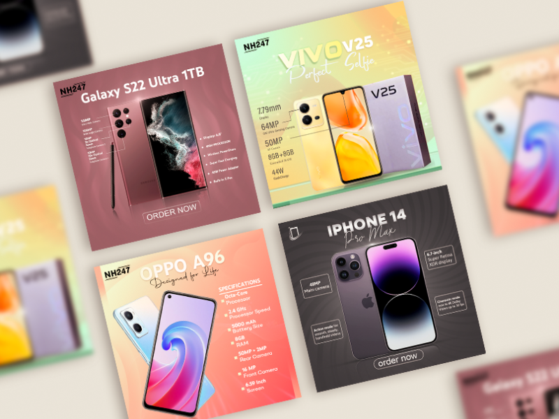 SMART PHONE SOCIAL MEDIA POSTER DESIGN by Nazmul hasan on Dribbble