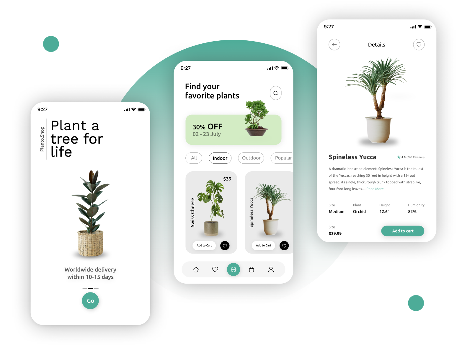 Plant App Ui by Dipen Dobariya on Dribbble