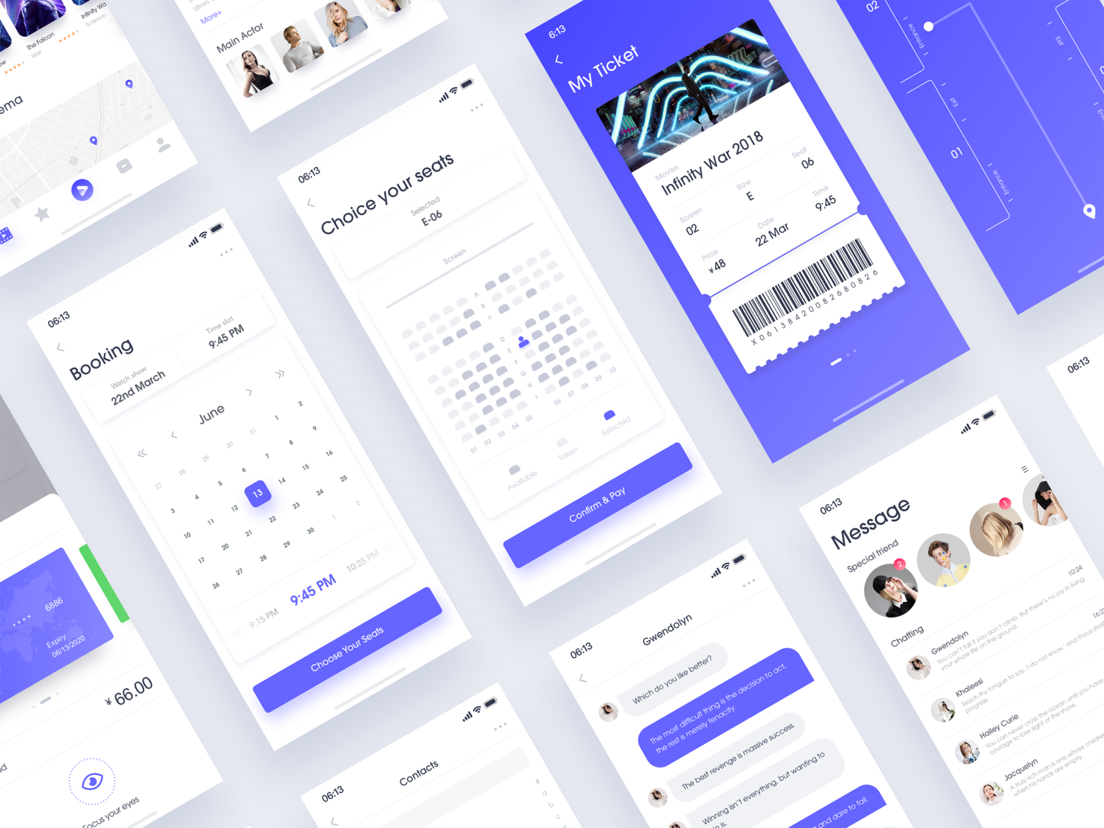 Movetey - UI & Animation by Jady13 on Dribbble