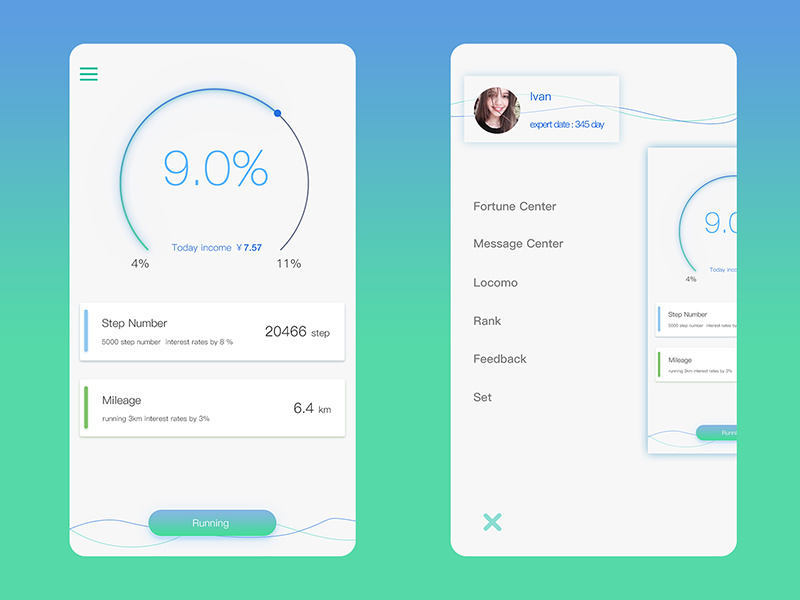 dada sports app by Felicity on Dribbble