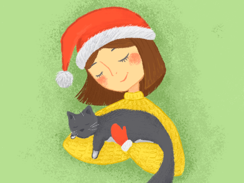 Cute and simple illustration by Anastasiya on Dribbble