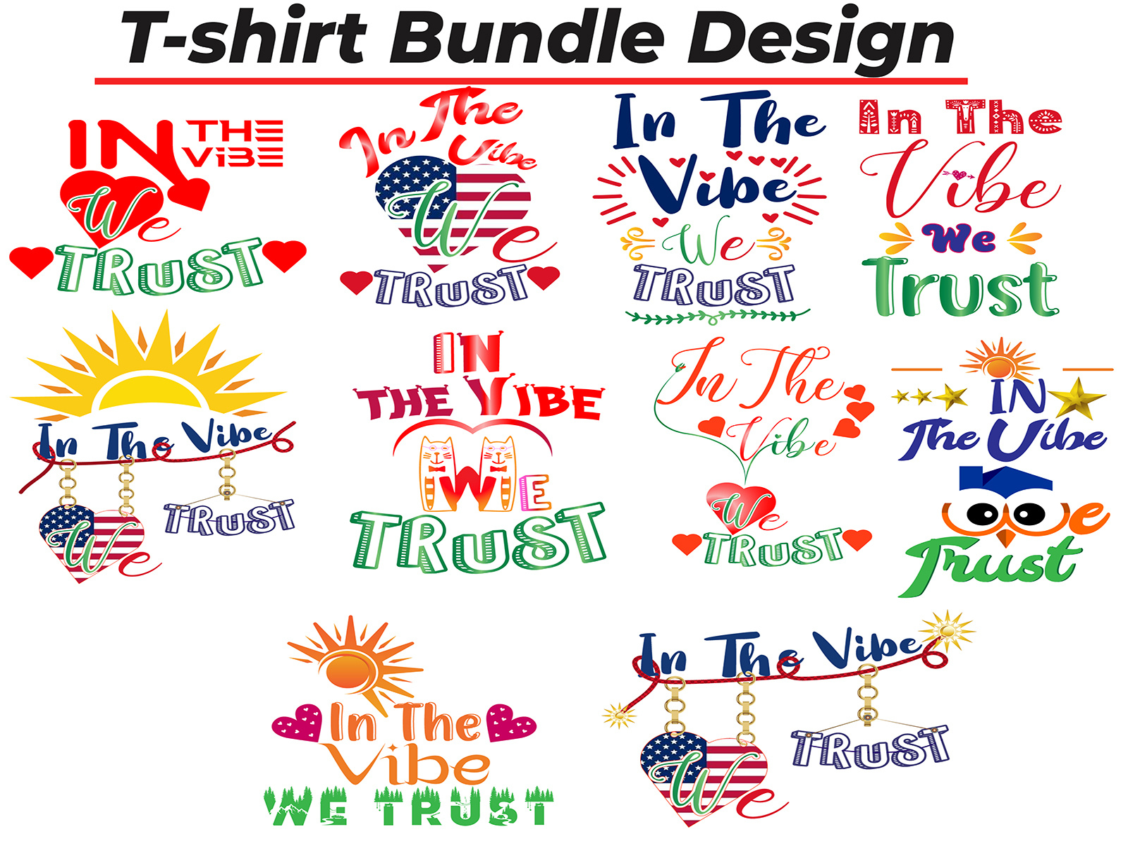 T-shirt bundle design by Sojib Mrong on Dribbble