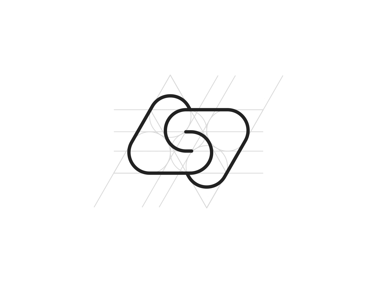 ASD Logo mark and grid explanation by Andrea Binski on Dribbble