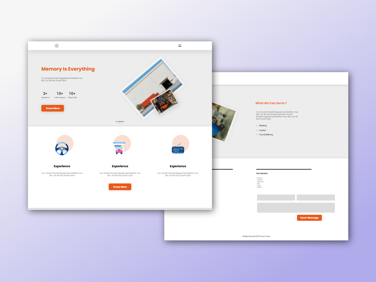 Simple wireframe by Ahmad91 on Dribbble