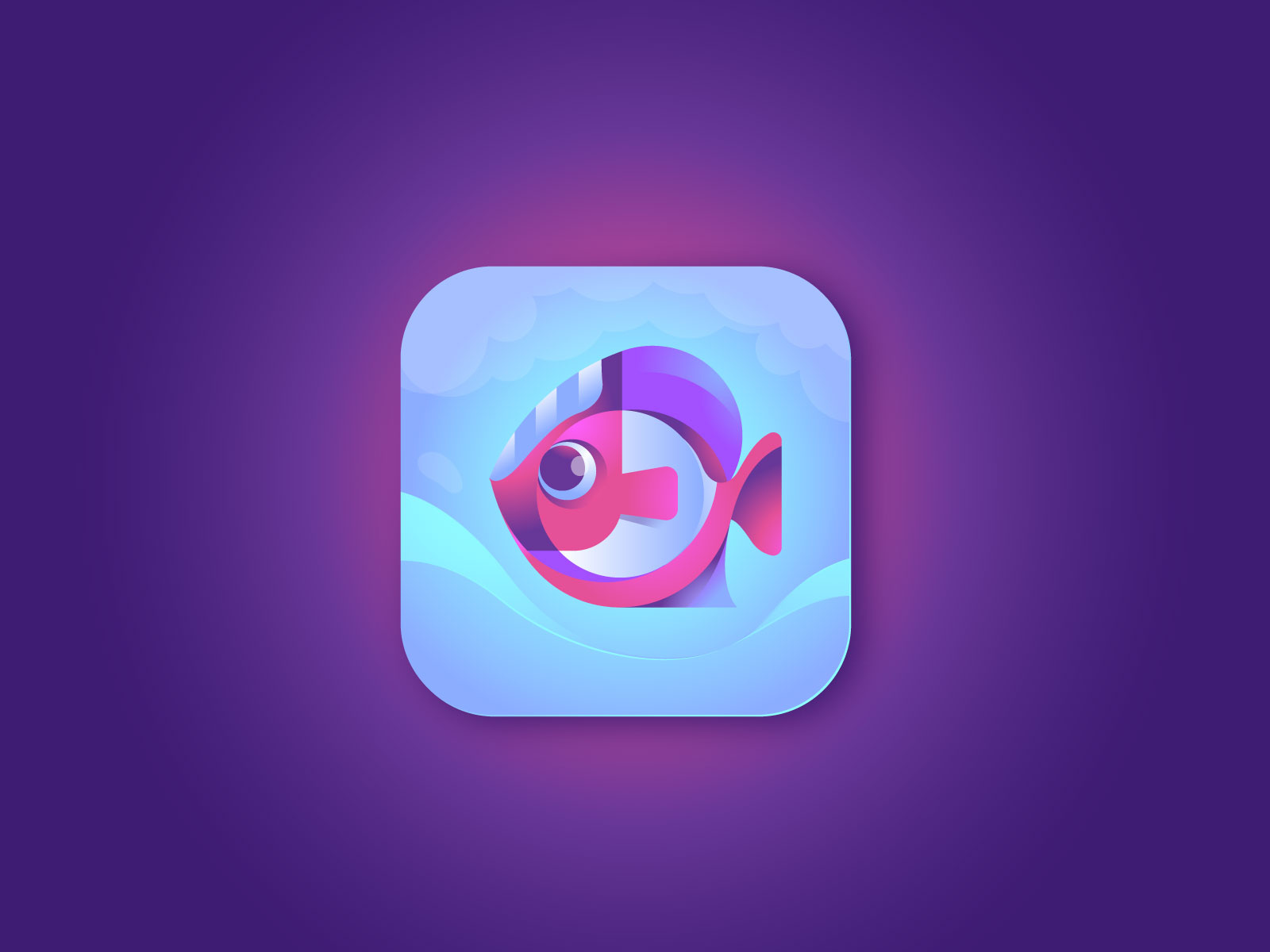 Fish App Icon by DewApples on Dribbble