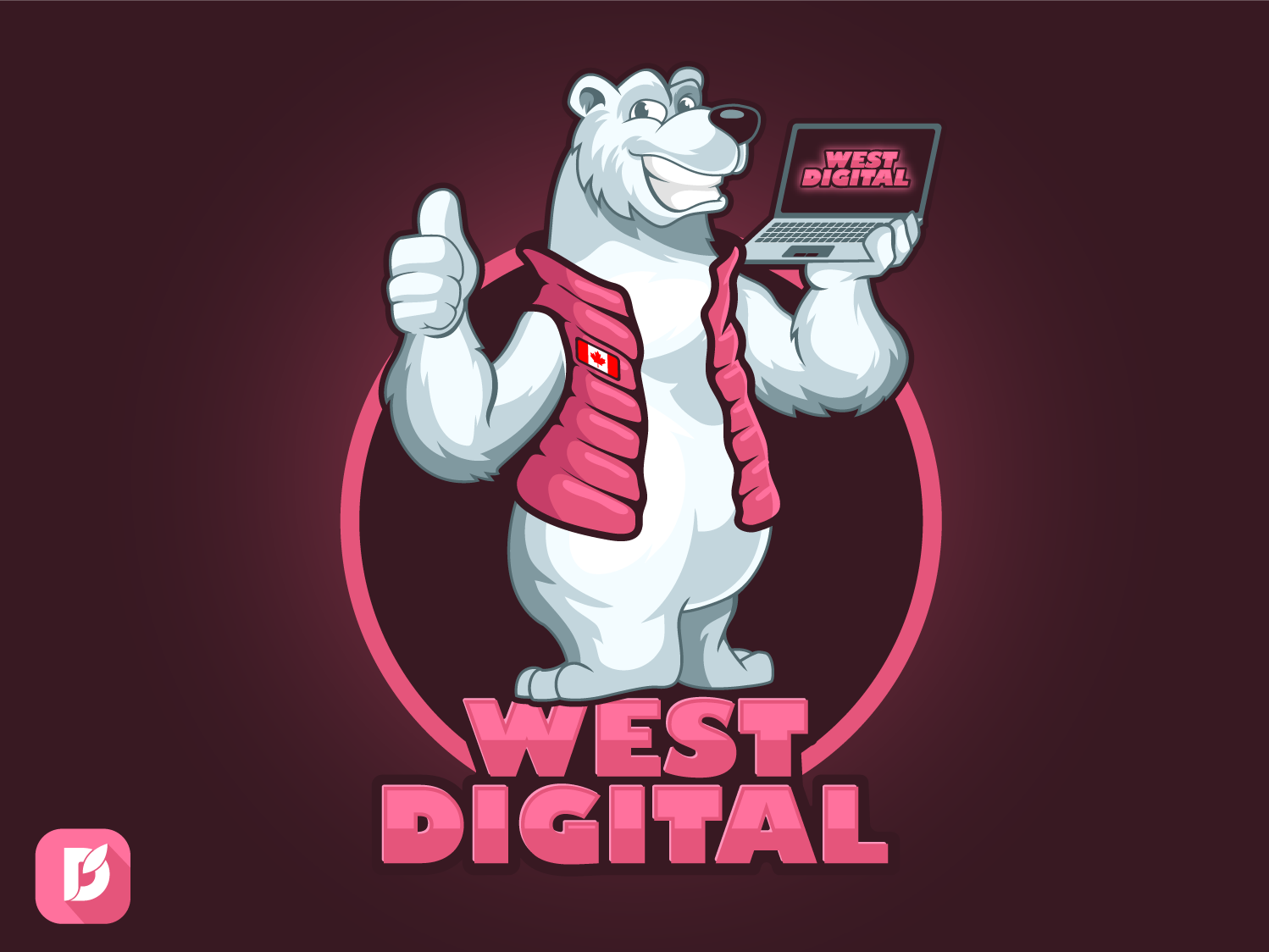 West Digital by DewApples on Dribbble