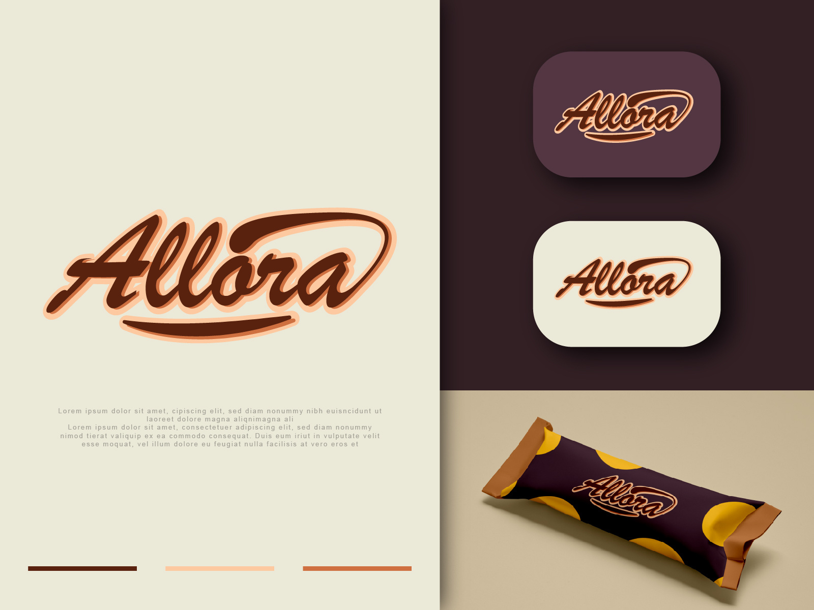 Chocolate Company Logo design. by Md. Awjim on Dribbble