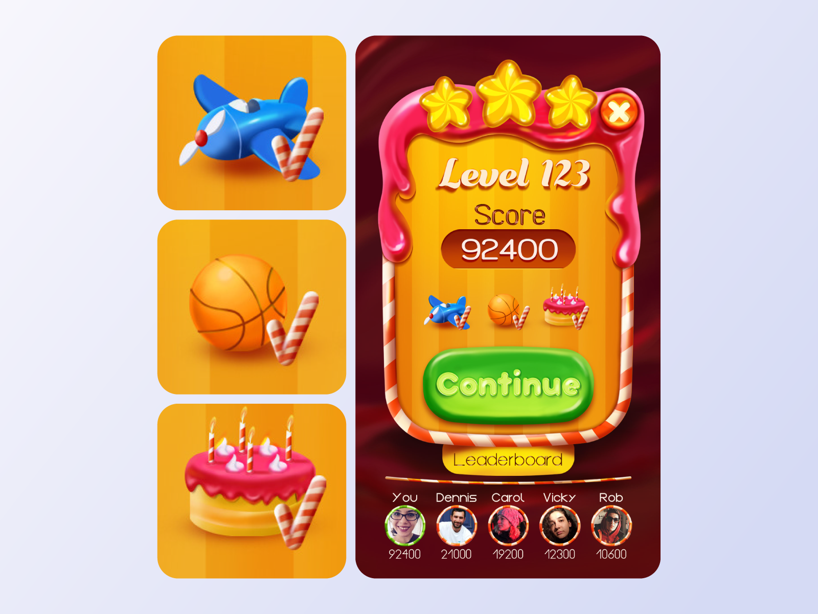 Game ui design by Süha Eryaşar on Dribbble