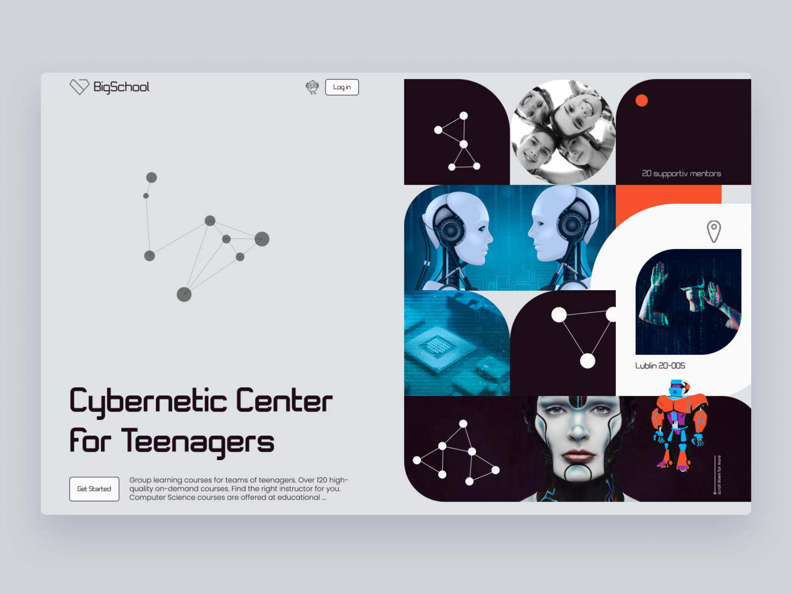 Cyber Center by Inhens on Dribbble