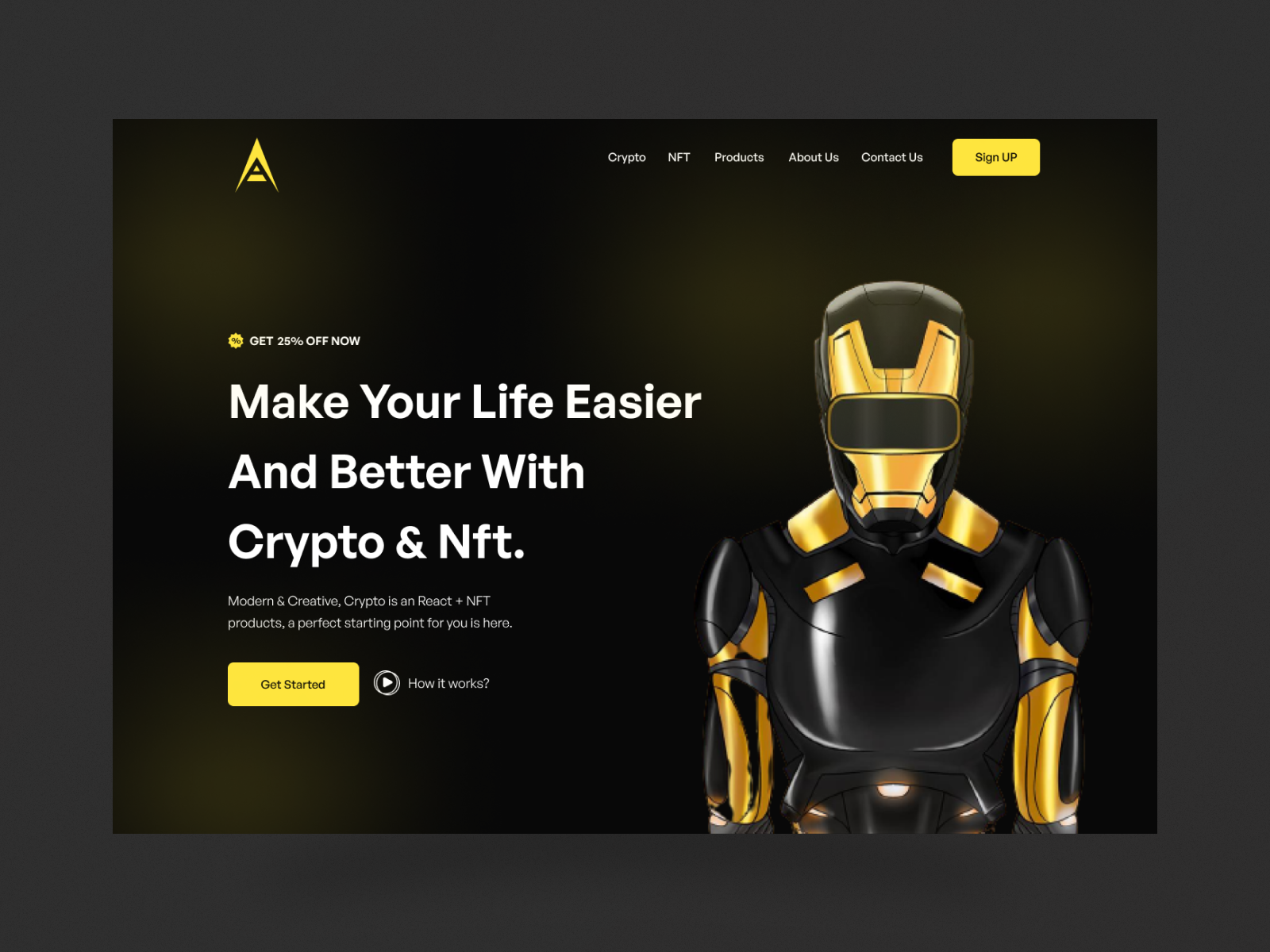 Crypto & Nft based header. by Mamunur Rashid Khan on Dribbble