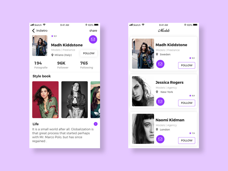 Fashion App by Sergio Soci on Dribbble