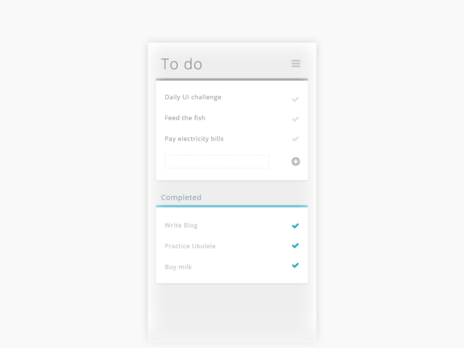 Daily Ui 042 Todo List by Glass UX on Dribbble Daily Ui 042 Todo List by Glass UX on Dribbble