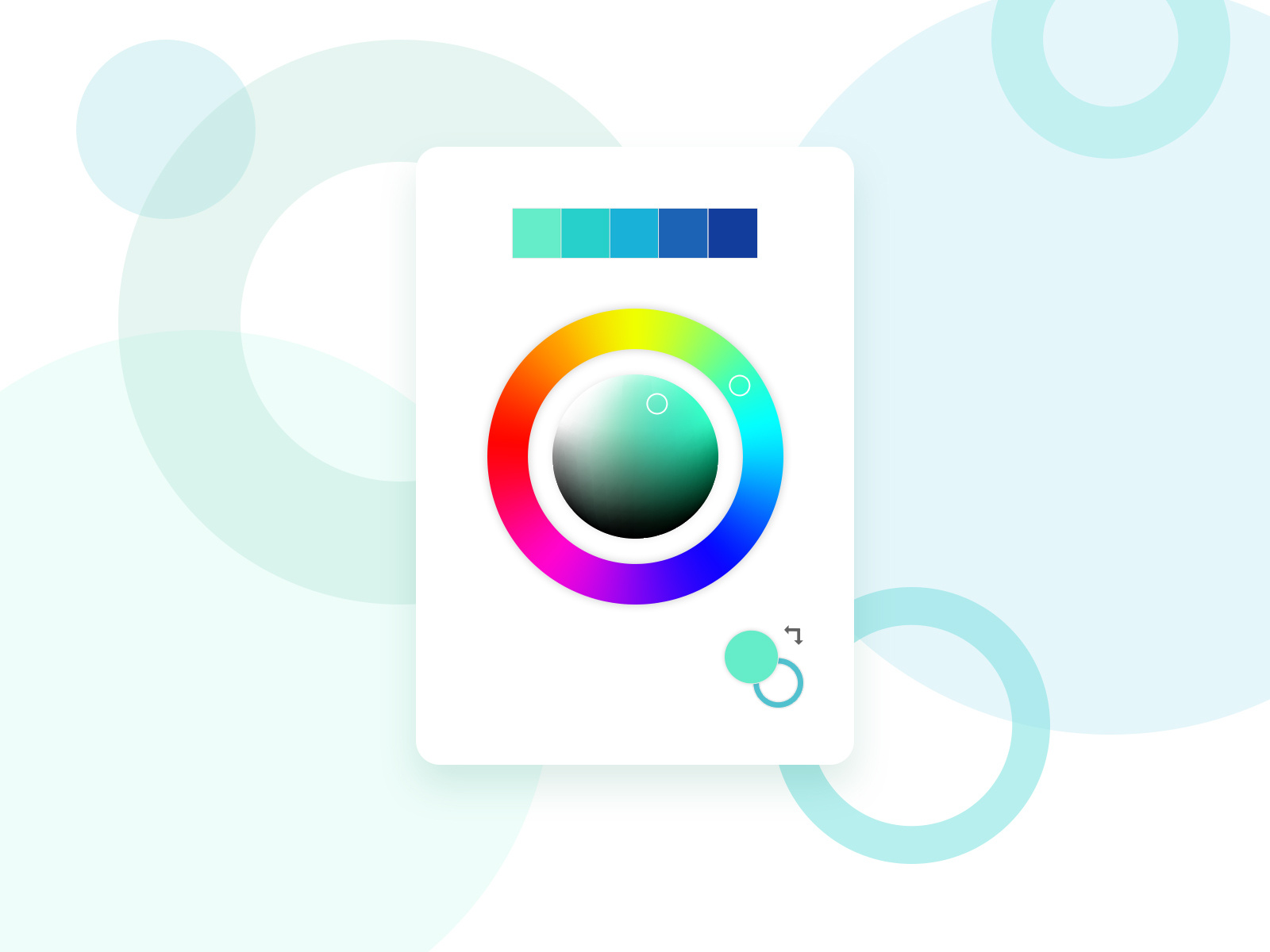Daily Ui 060 Color Picker by Glass UX on Dribbble