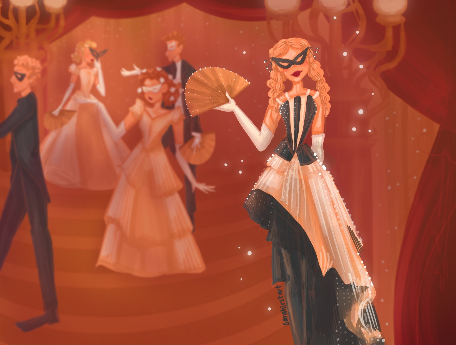 Masquerade Party by Sarah Hirst on Dribbble