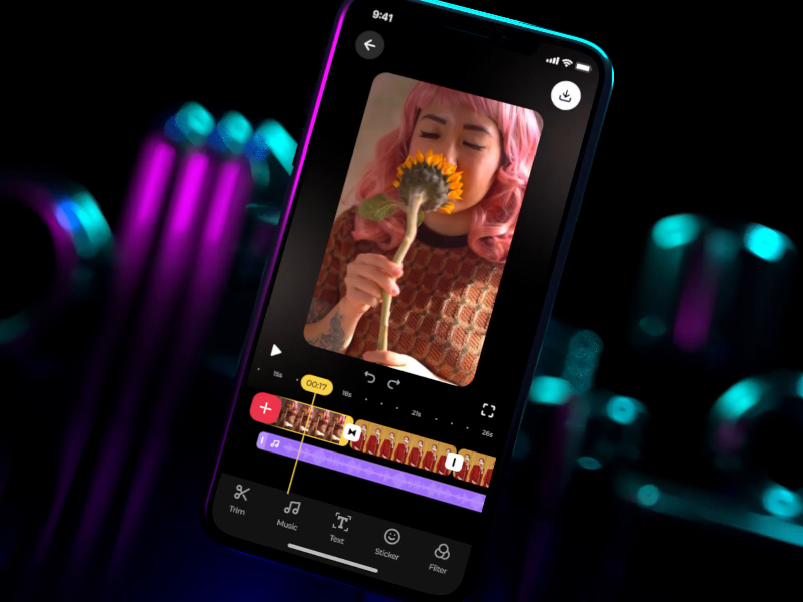 Social Video Editing Mobile App by Musemind Mobile for Musemind UI/UX ...