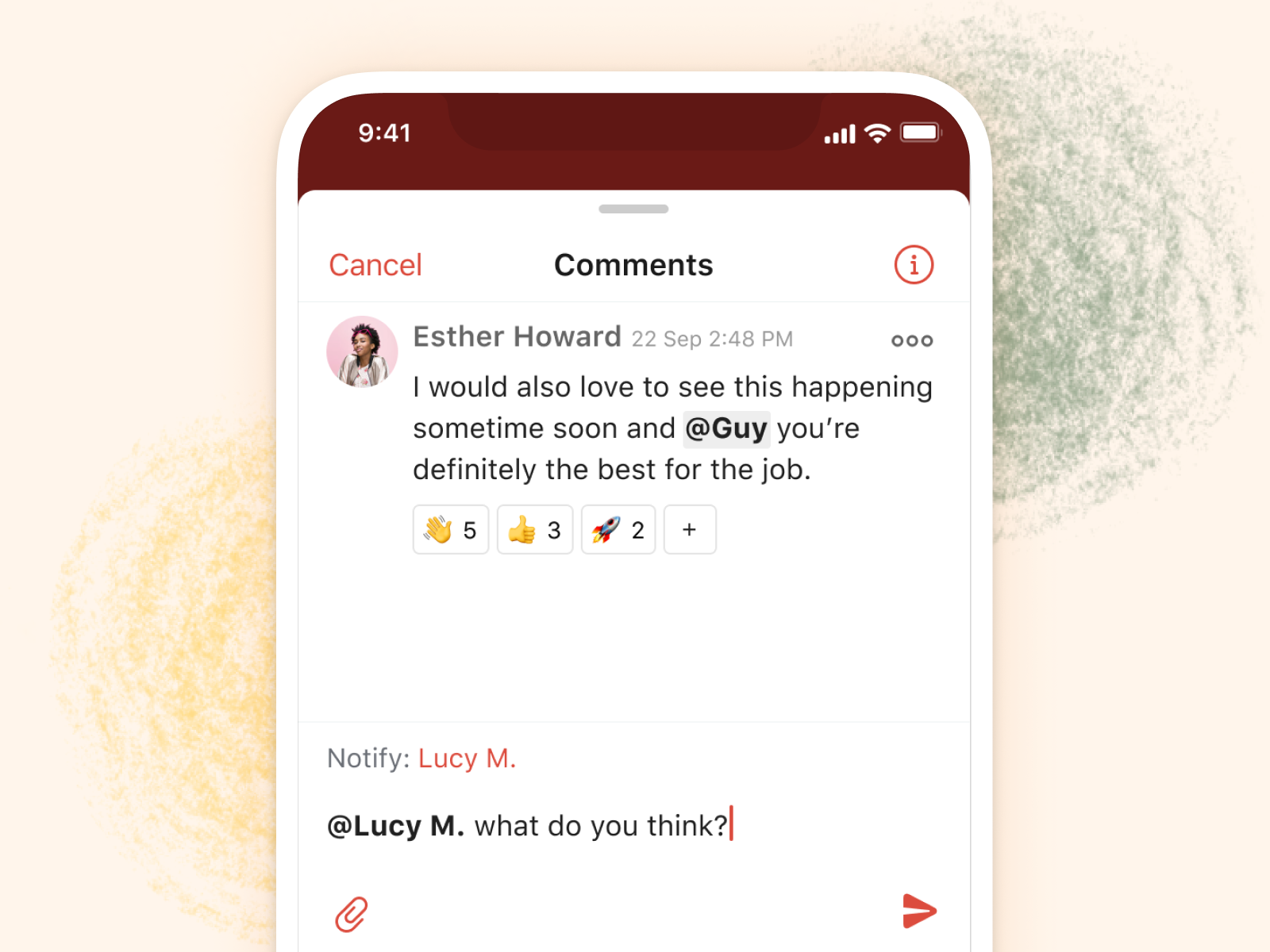 Todoist Better Comments by Panagiotis Tsamoudakis for Doist on Dribbble