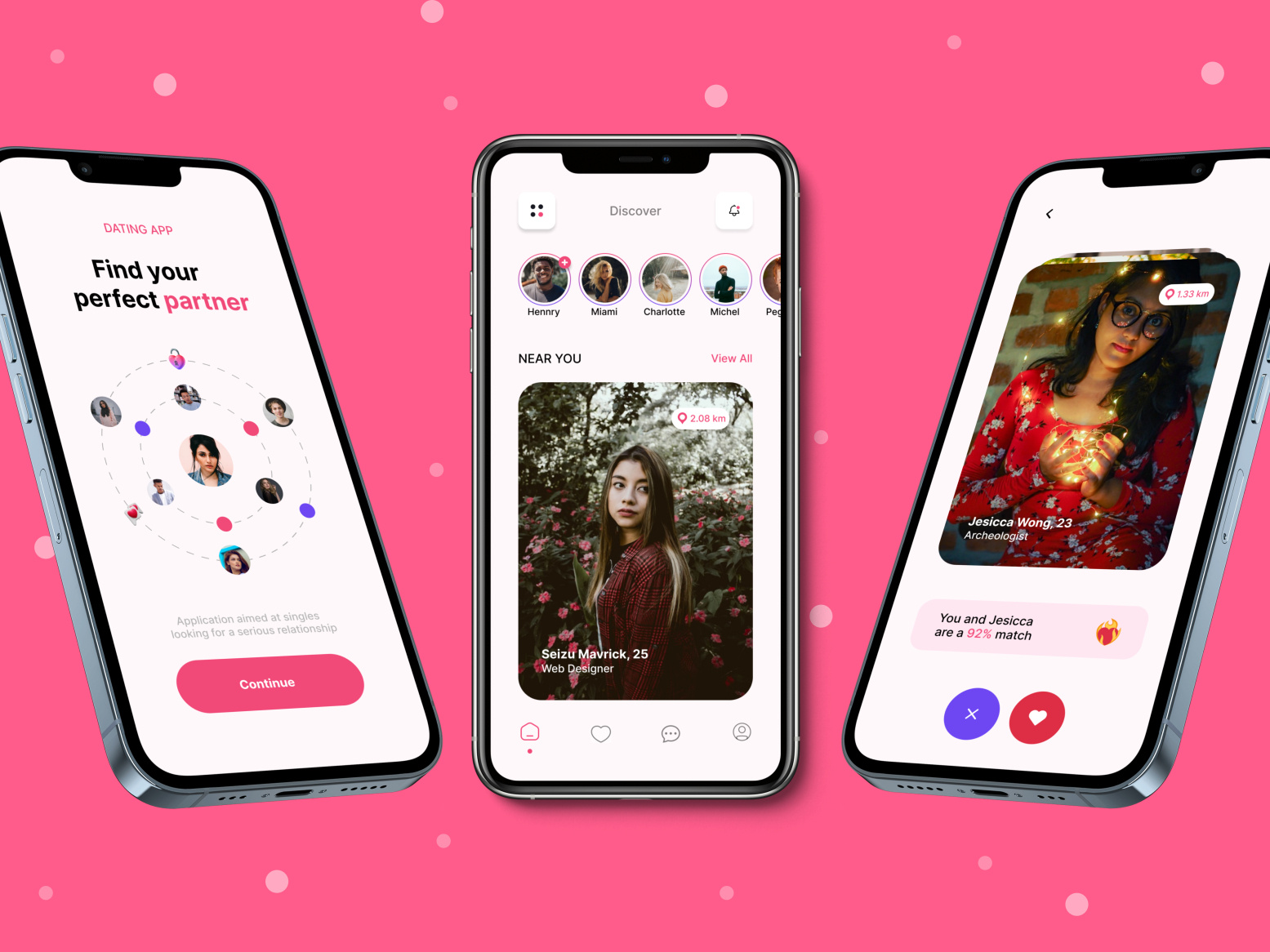Dating App by Soumyaranjan Das on Dribbble