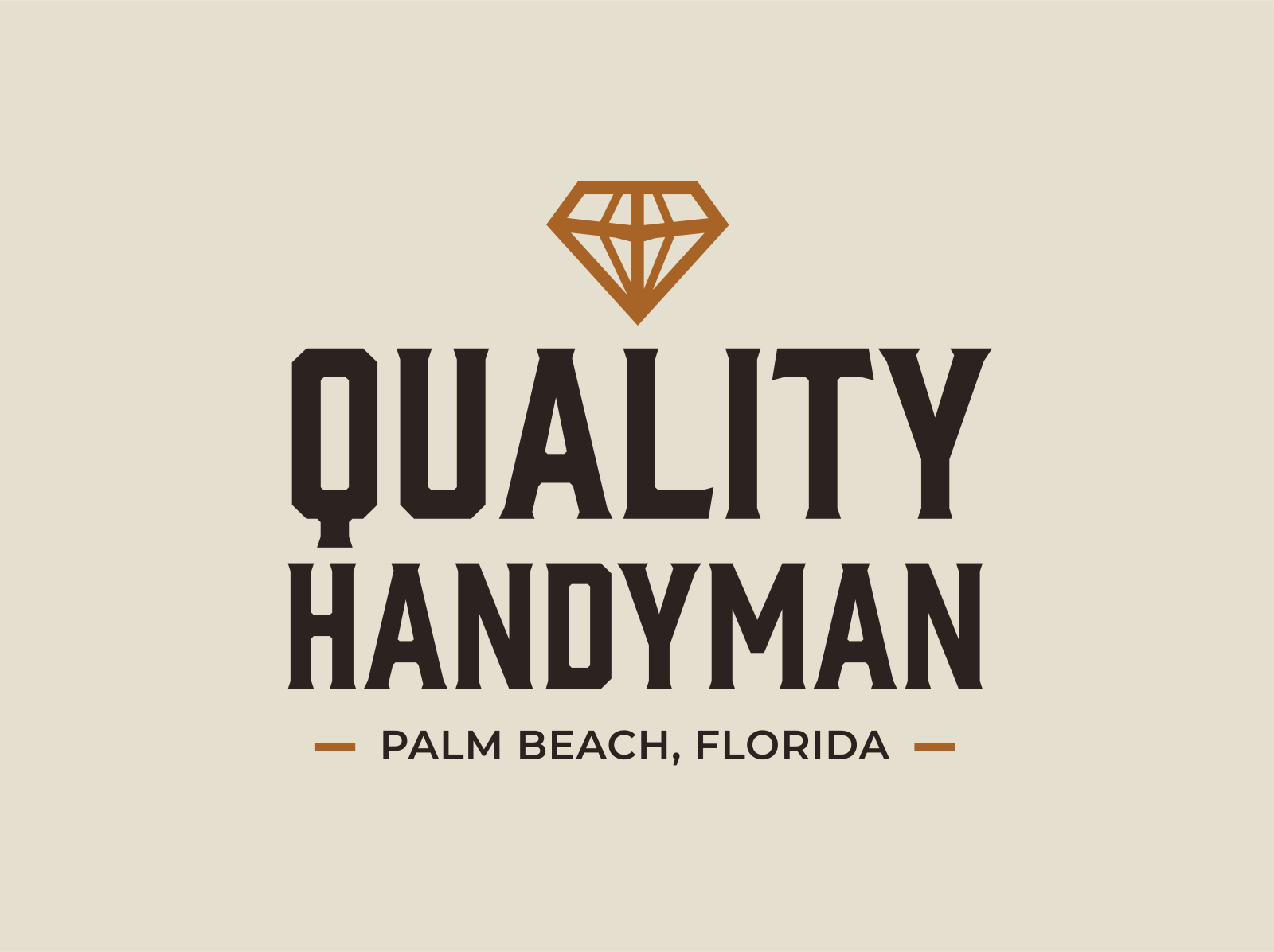 Quality Handyman Logo by shelbi on Dribbble