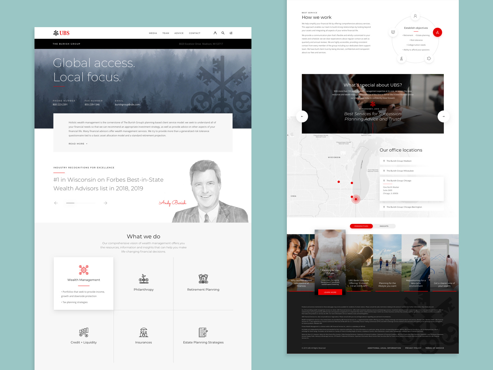 UBS by Ben Wood on Dribbble