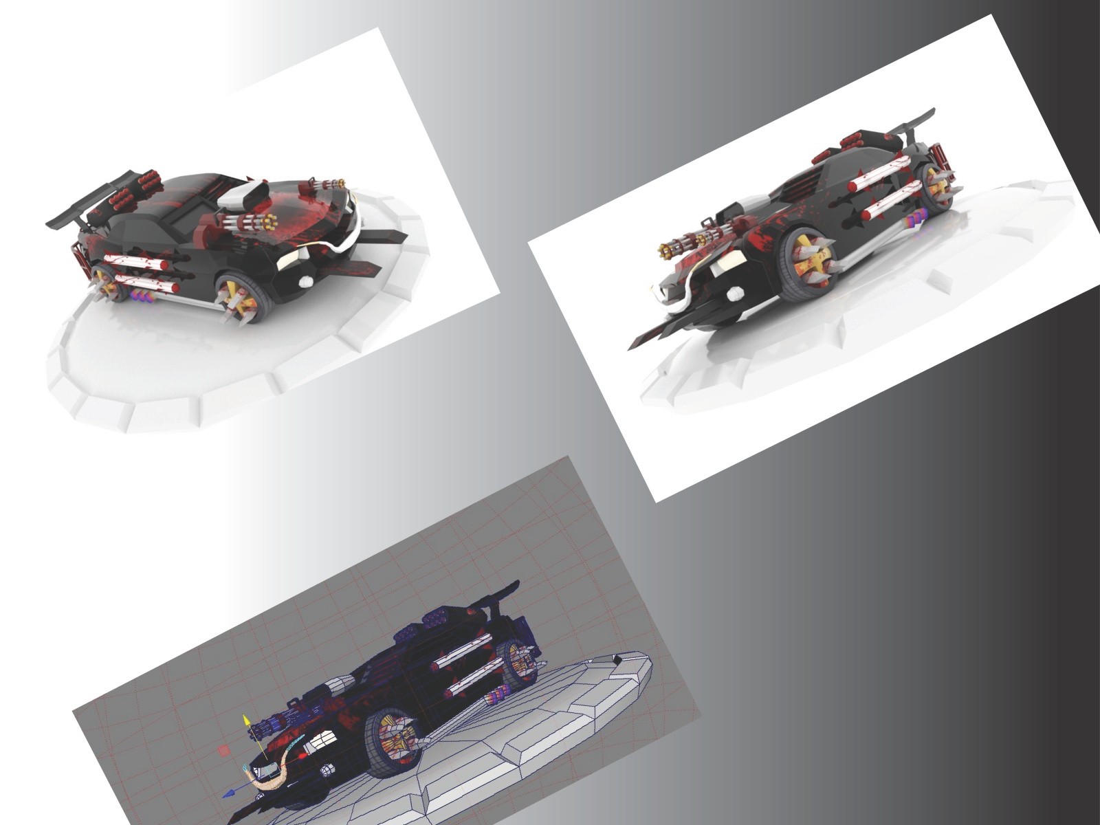 Death racer model. by Milan Saj on Dribbble