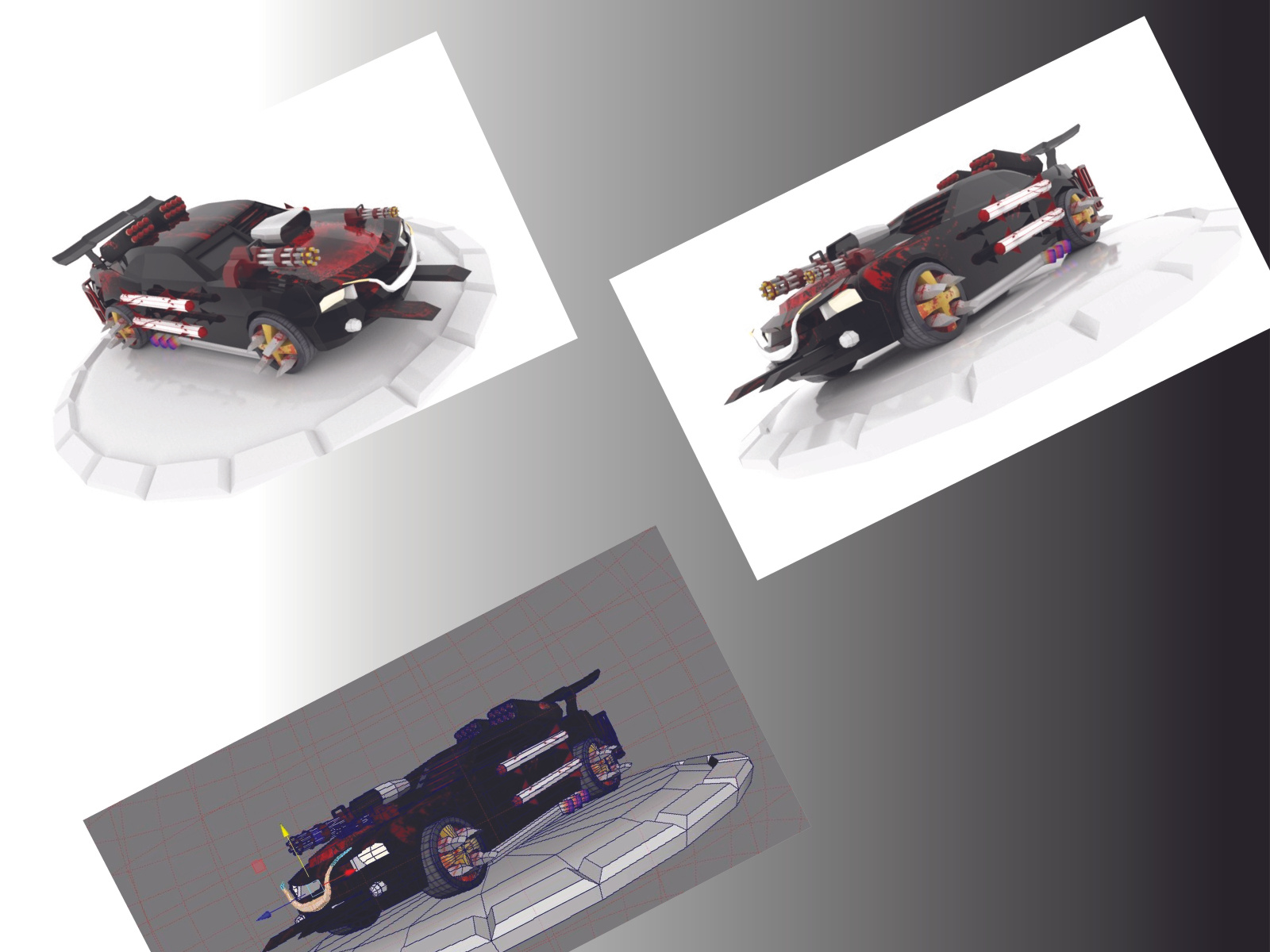 Death racer model. by Milan Saj on Dribbble
