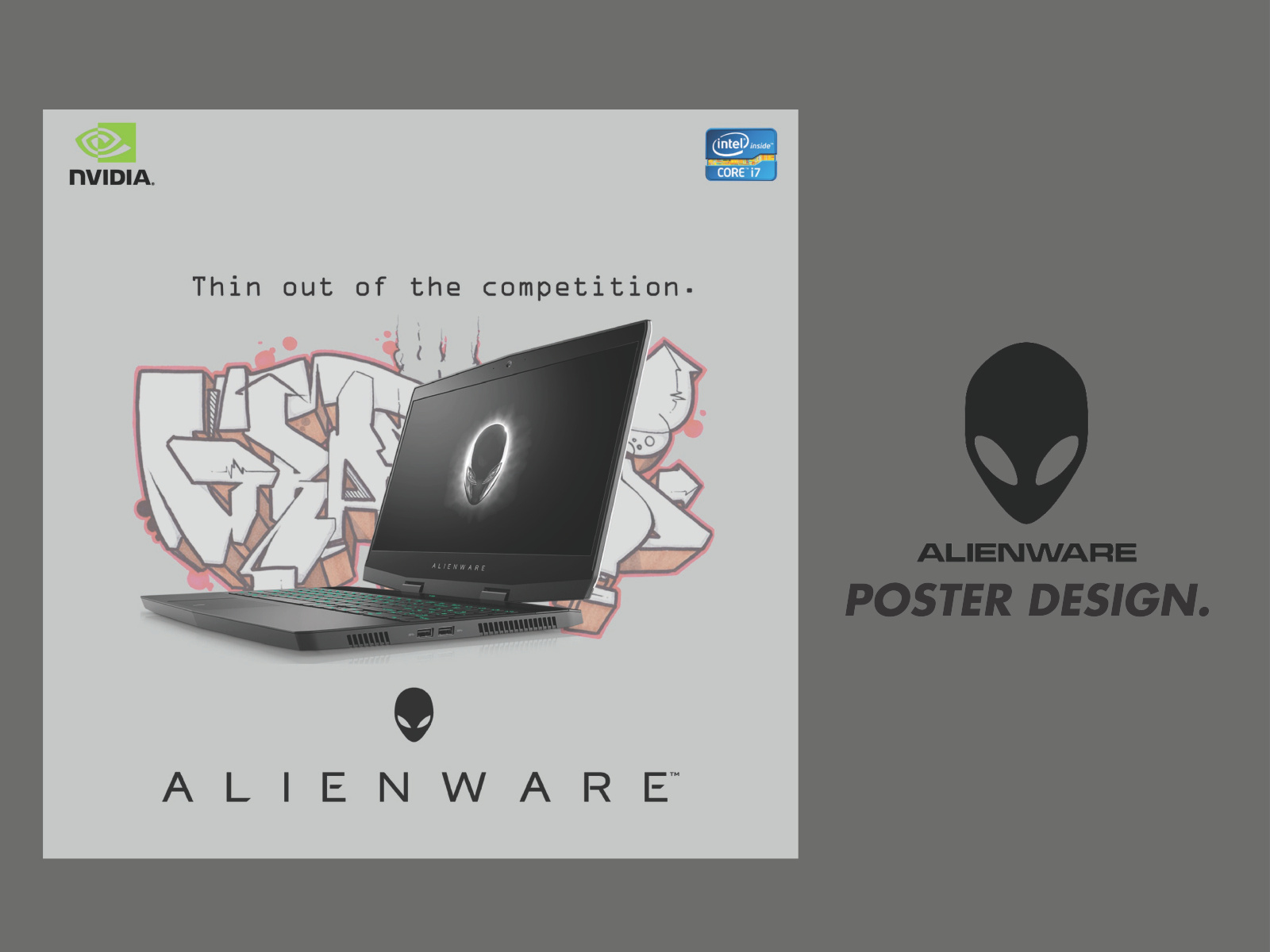 Alienware poster design. by Milan Saj on Dribbble
