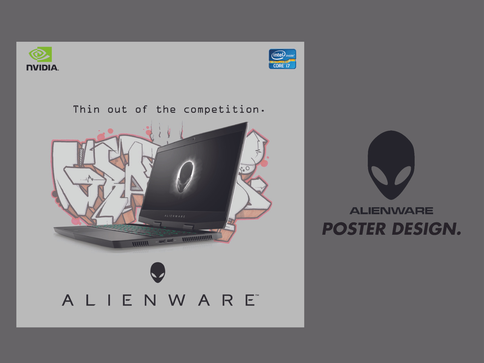 Alienware poster design. by Milan Saj on Dribbble