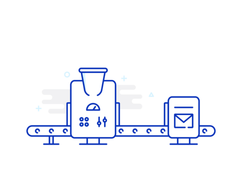 Animated illustration for website malware scanning tool by Paweł Mróz ...