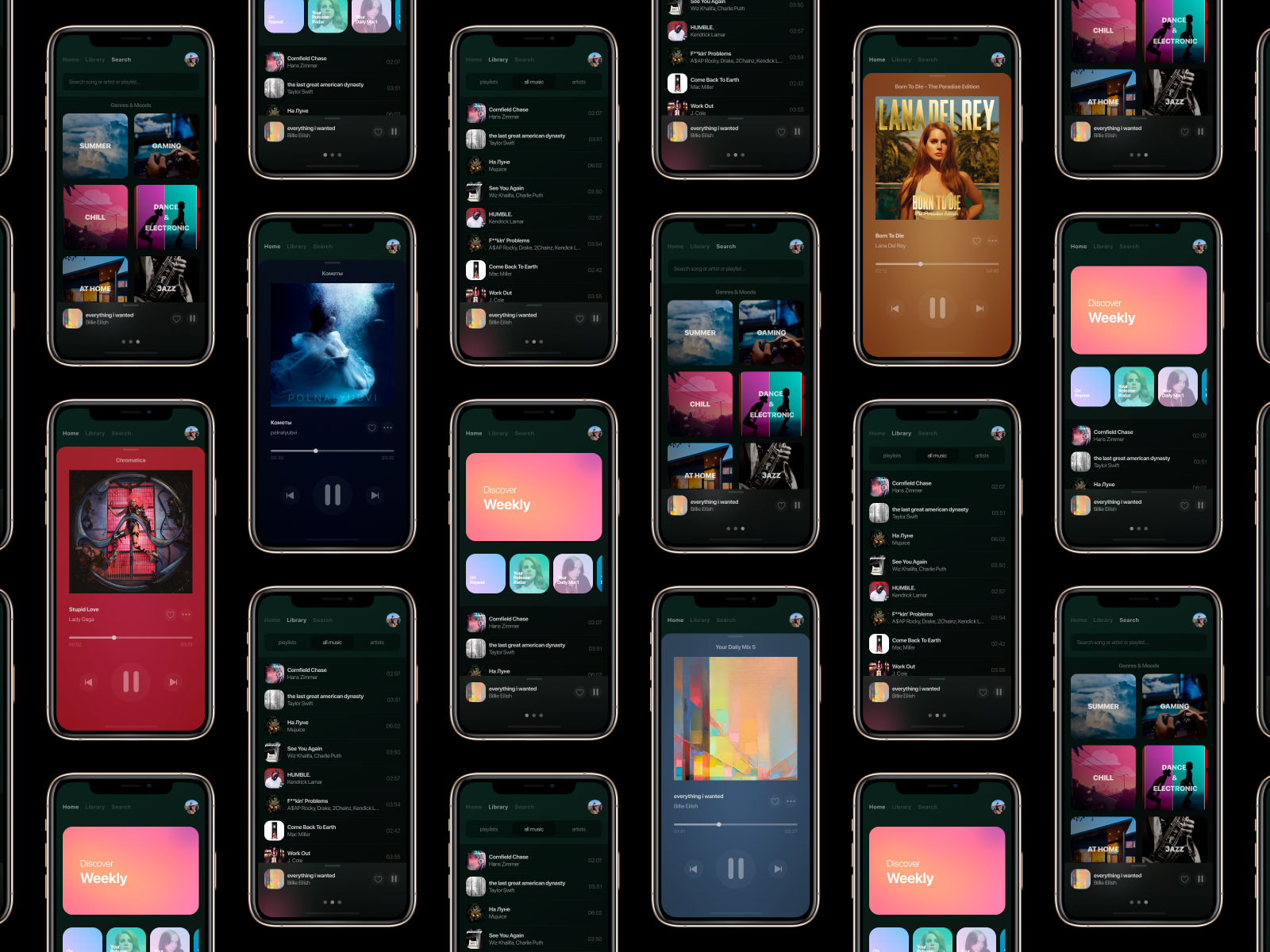 Spotify iOS App Design by Evgeny B. on Dribbble
