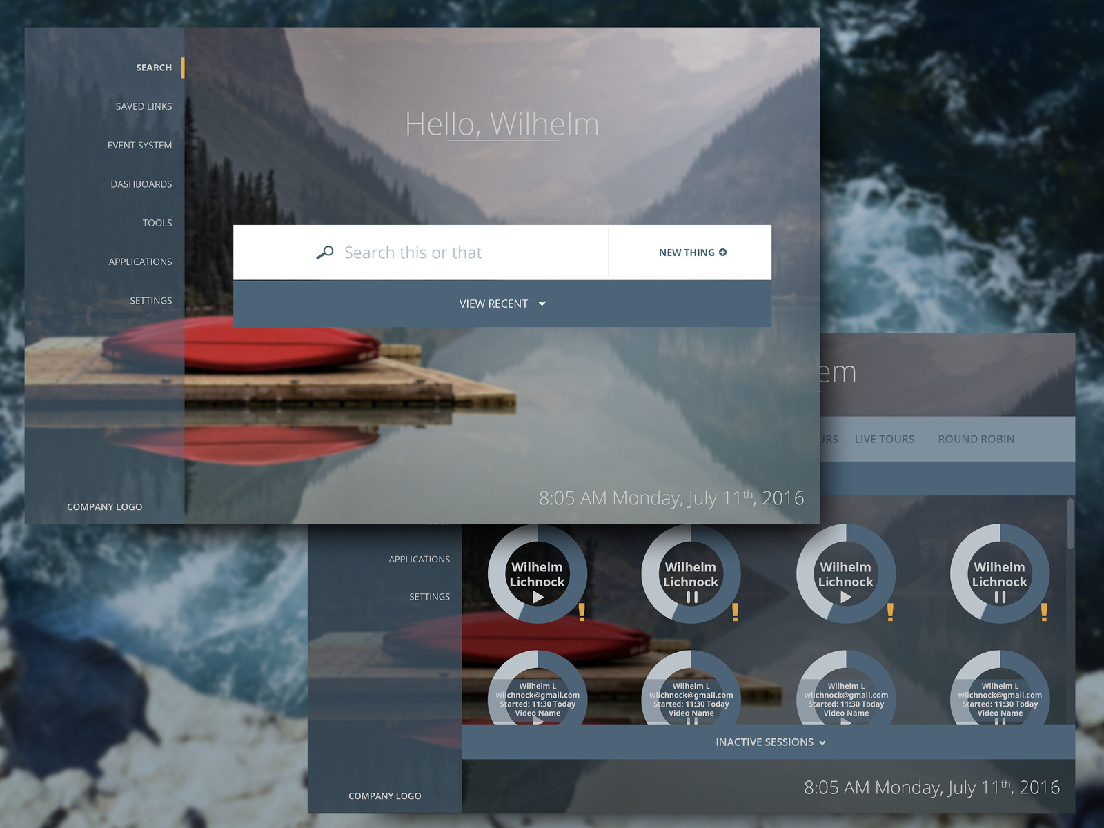 Customer Database Mock Up by Wilhelm Lichnock on Dribbble