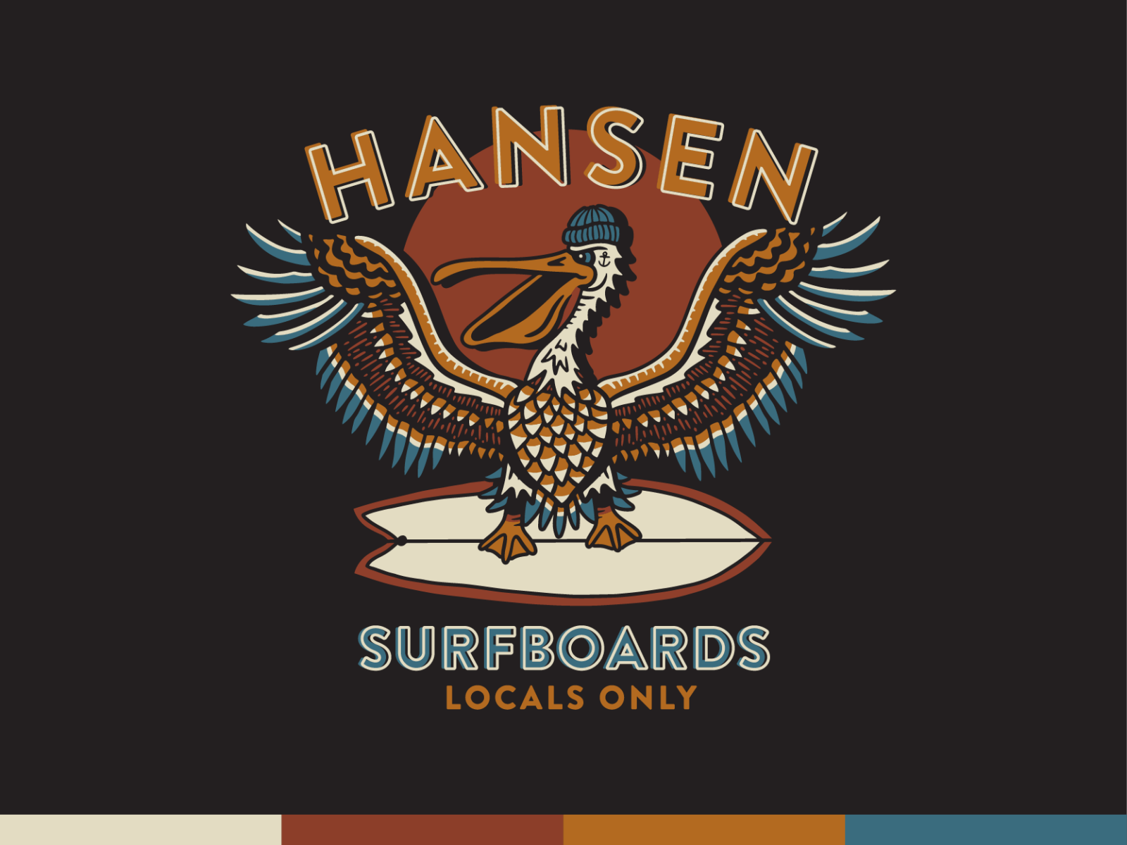 Hansen Surfboards - Locals by Carsten Hansen on Dribbble