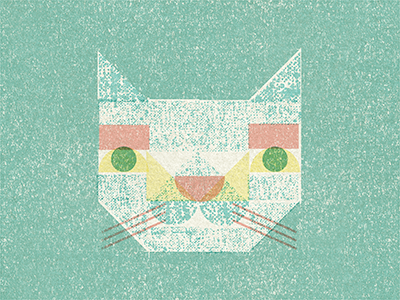 Retro Cat by MGuyette on Dribbble