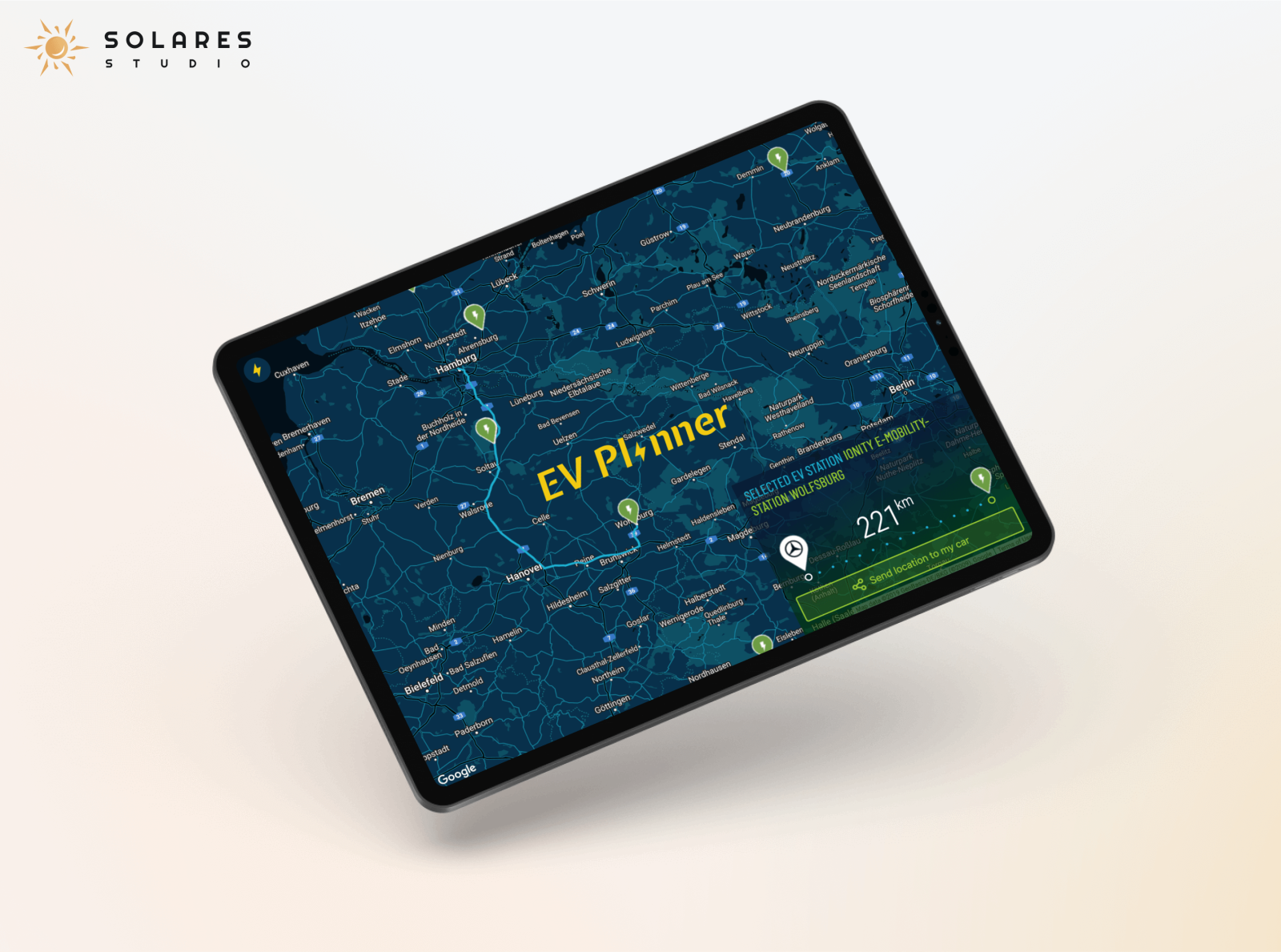 EV Planner: Plan charging of your electrical vehicle by Mateo on Dribbble