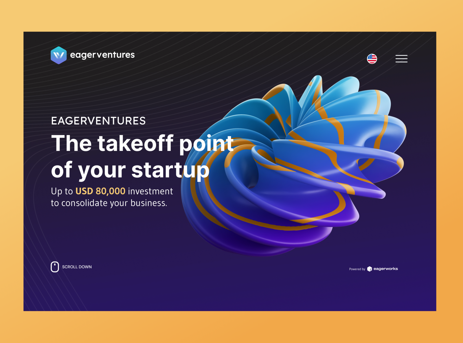 Eagerventures | Website Design by Eagerworks on Dribbble