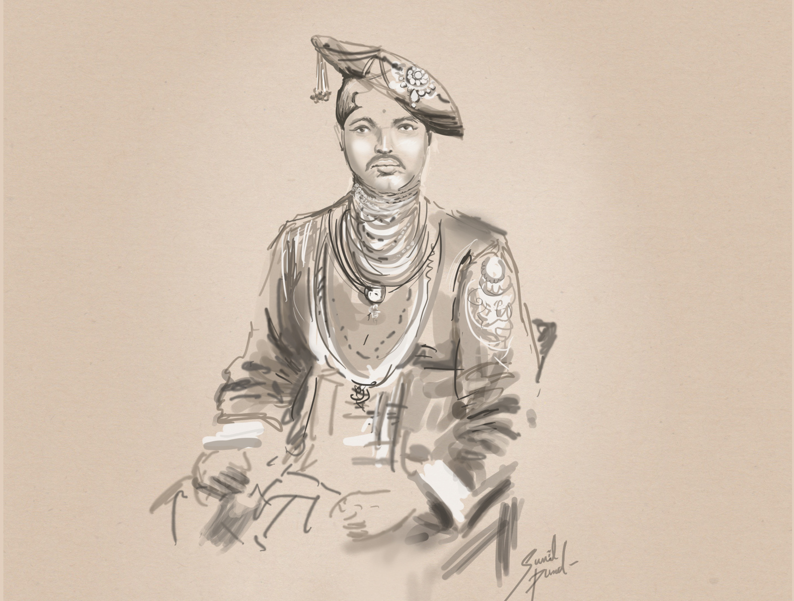 Maratha Empire king - Chatrapati Shahu Maharaj Bhosle by sunil on Dribbble