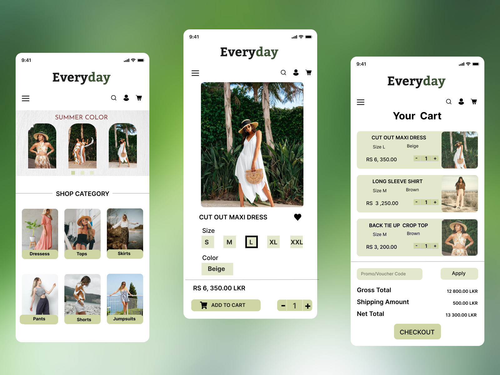 Online Shopping Mobile App by Sandali Anuththara on Dribbble