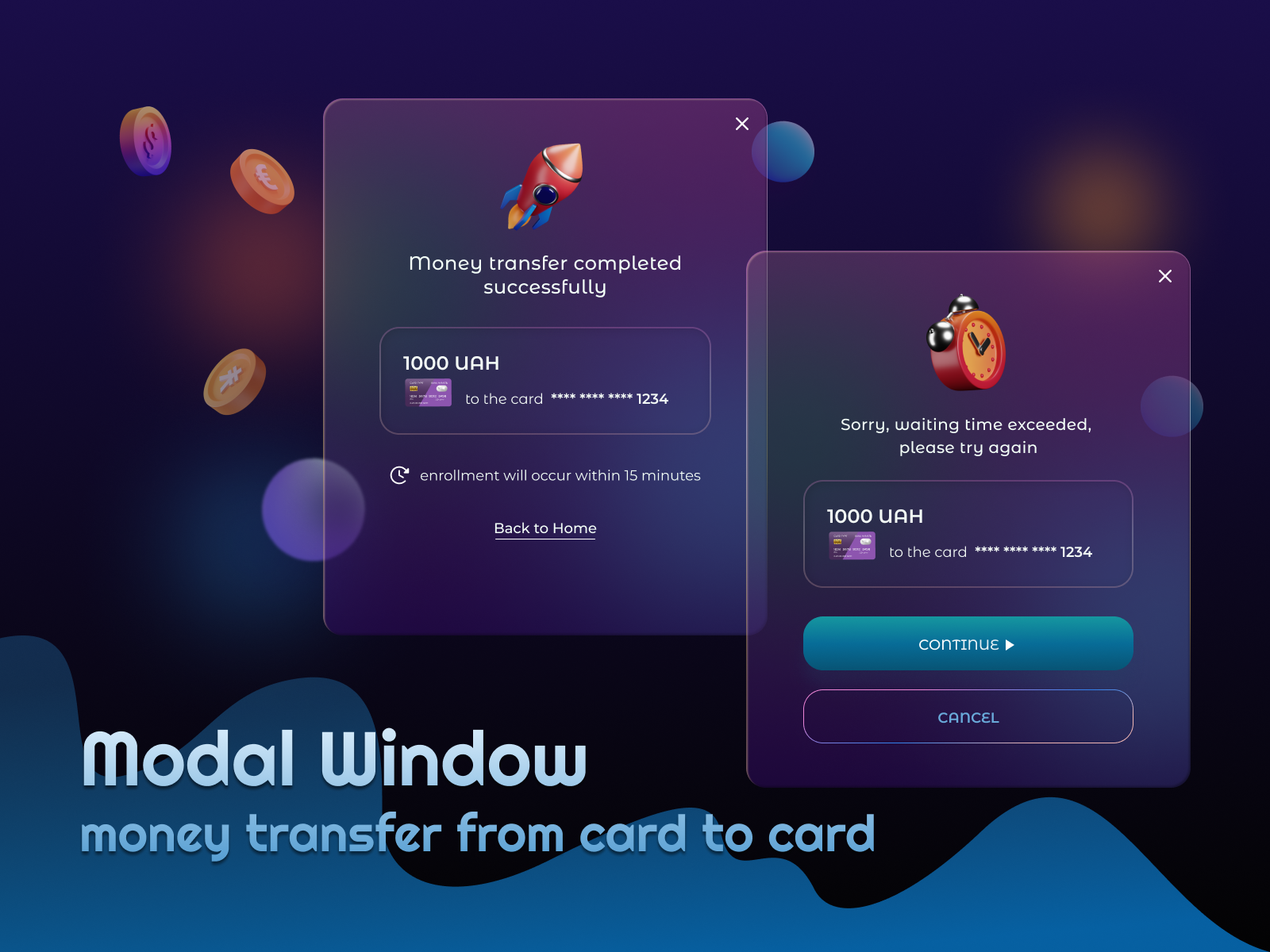 Modal Window by Alexandra Kostyukevich on Dribbble
